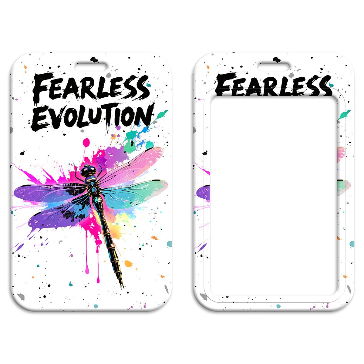 Inspirational Quotes - Fearless Evolution Watercolor Dragonfly – Dream ...